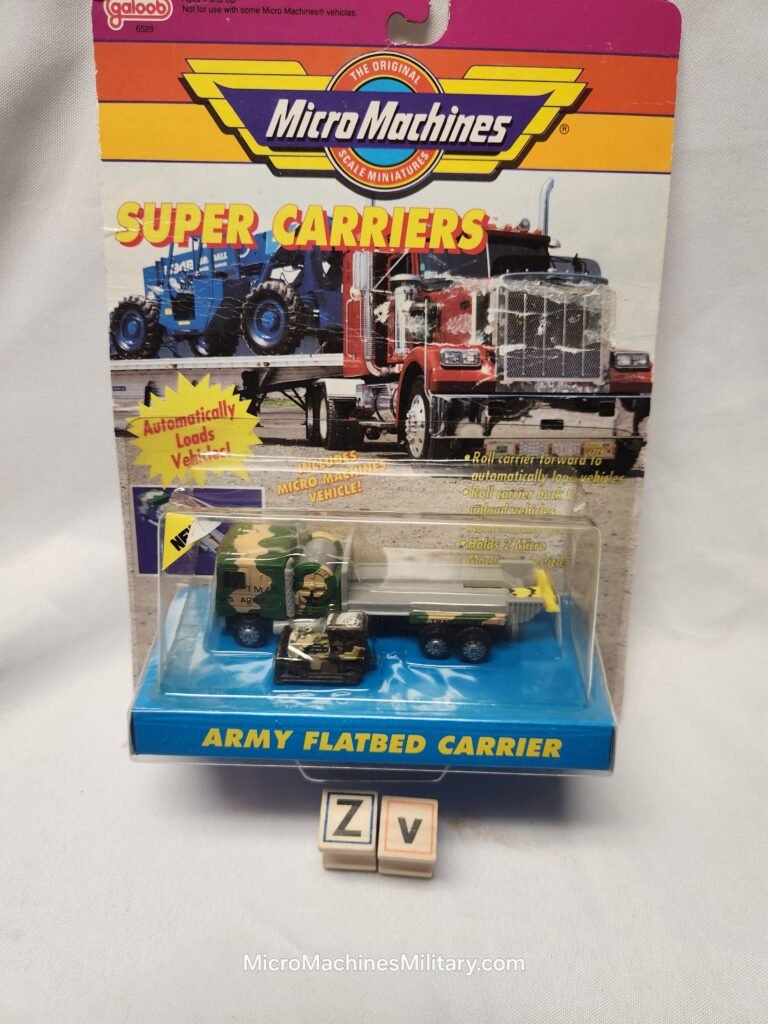 Army Flatbed Carrier – Micro Machines Military